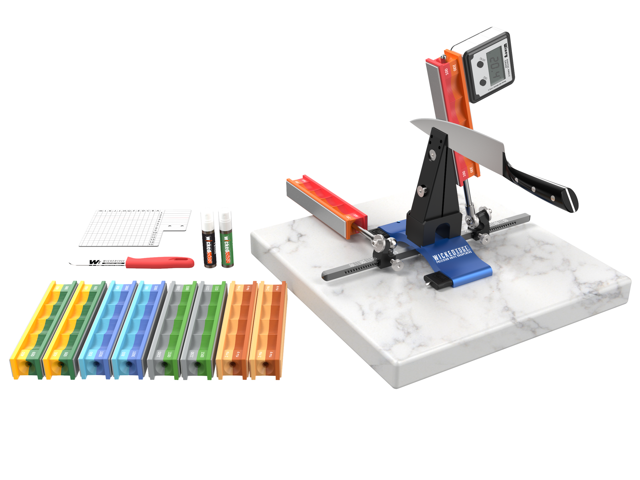 Wicked Edge Pro-Pack II Knife Sharpener